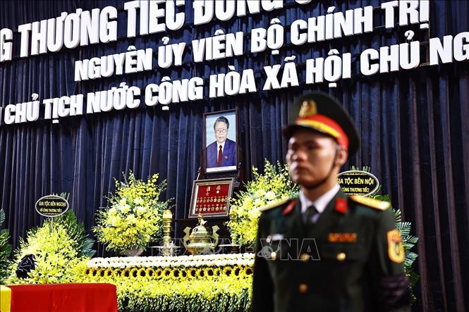 [Chùm ảnh] - Lễ Quốc tang nguyên Chủ tịch nước Trần Đức Lương